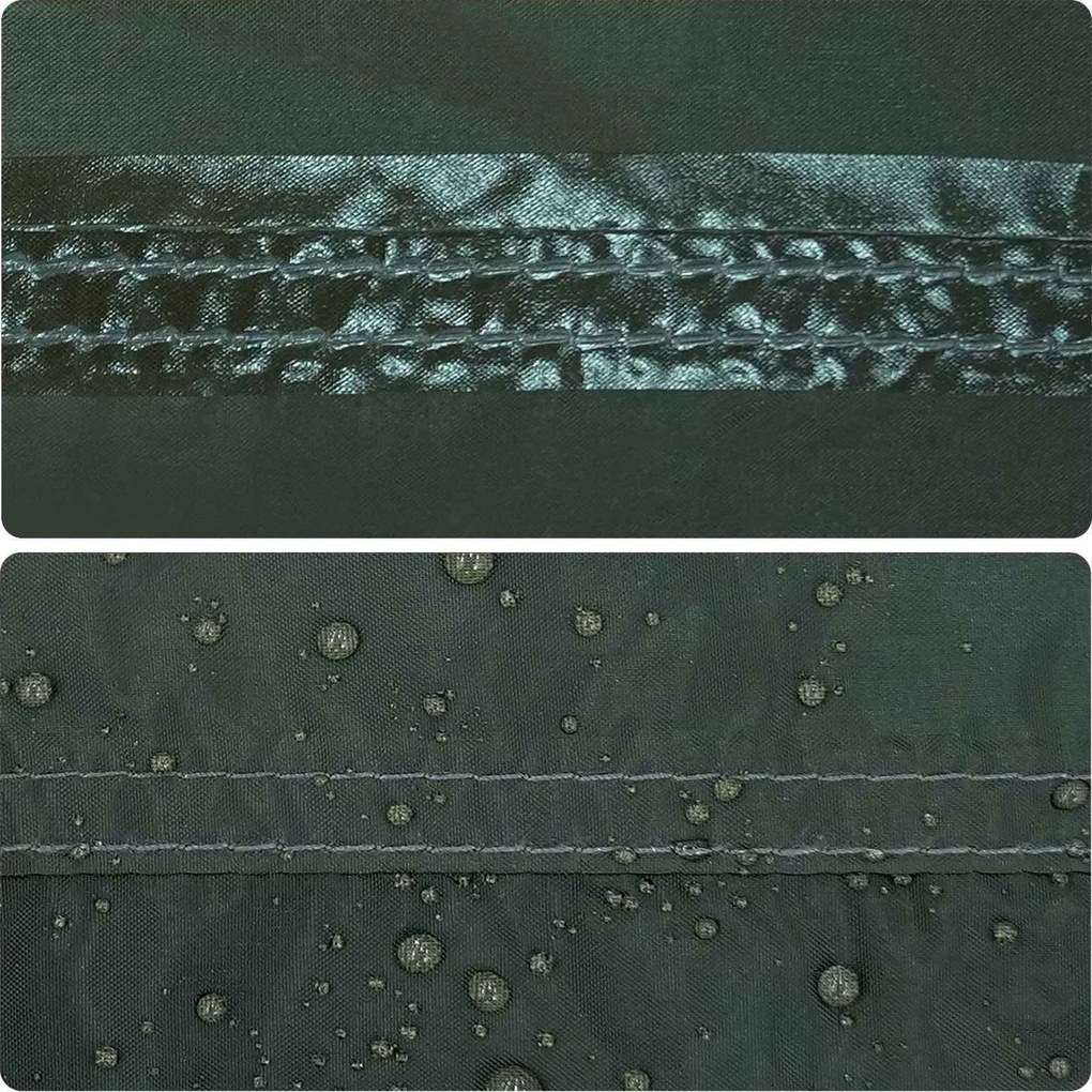 vidaXL Zadní markýza odolná vůči vodě 405 x 280 x 220 cm [42028562] Barva: Modrá