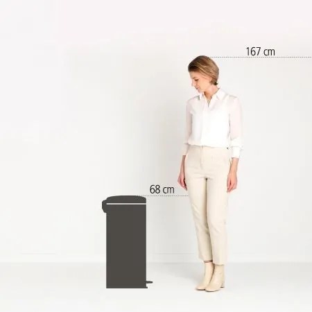 Brabantia Pedálový koš NewIcon 30L světle modrá