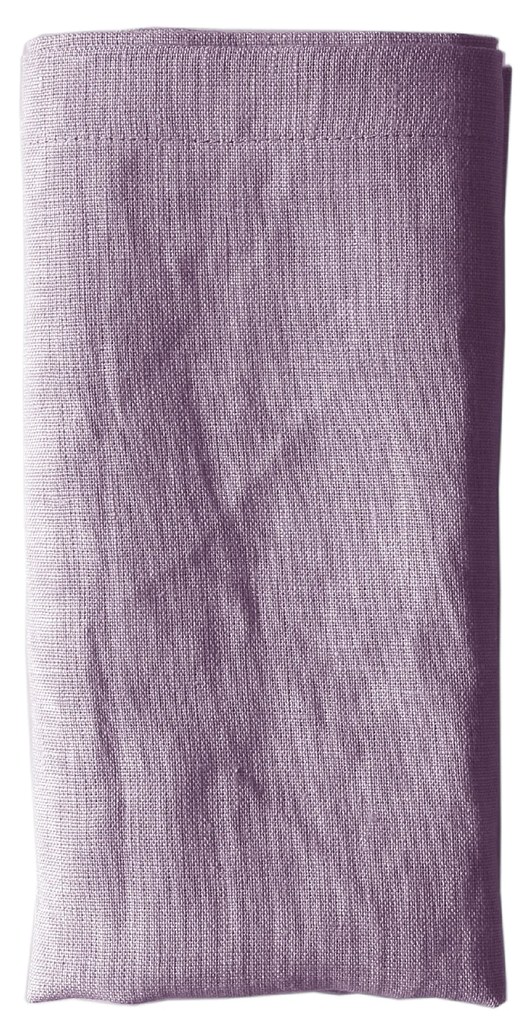 TULULUM Lněná utěrka - šeříková, 44 x 66 cm