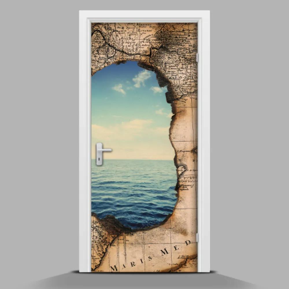 Wallmuralia Nálepka na dveře Moře 75x205