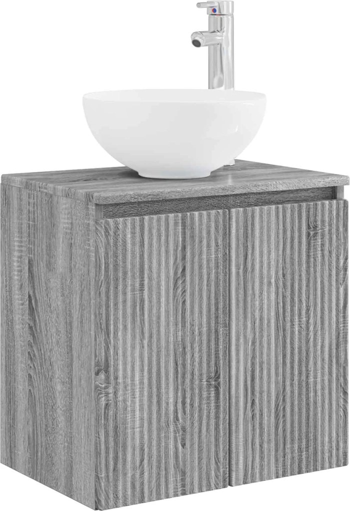 Sada koupelnového nábytku 5 ks Šedý Sonoma 33 x 34,5 x 160 cm 3406029