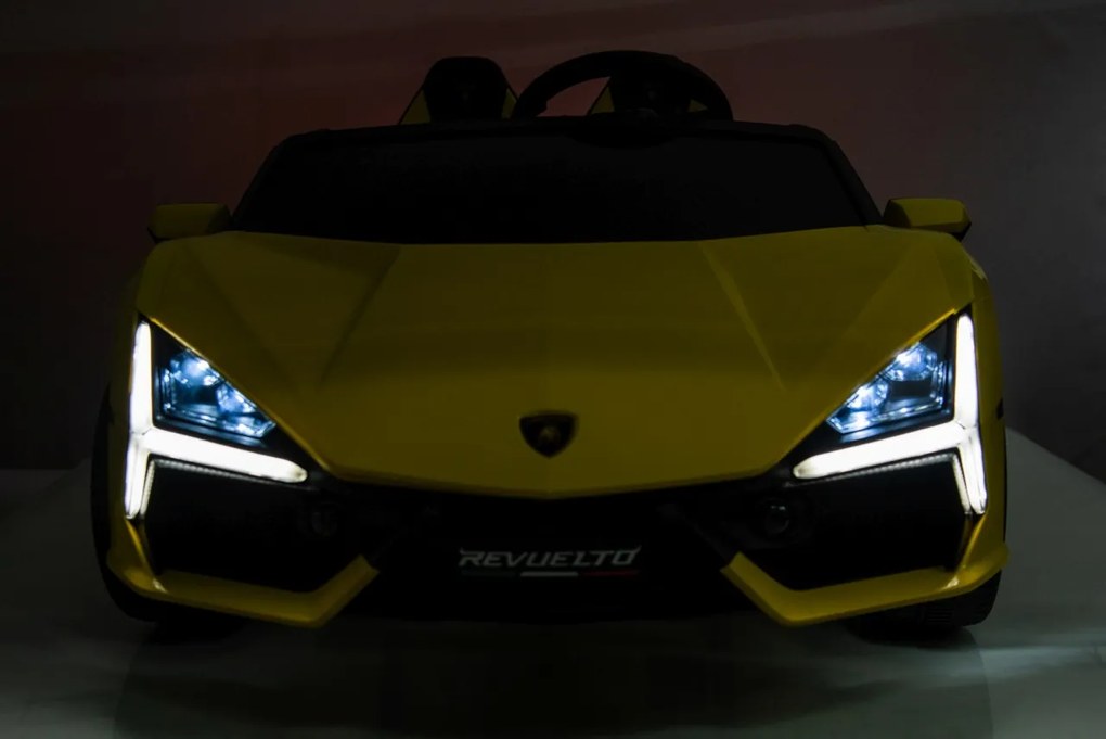 Dětské elektrické auto Lamborghini Revuelto XL STRONG žluté