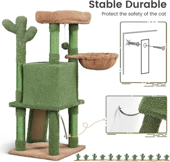 Škrabadlo pro kočky Yaheetech – 106,5 cm (266057651643)