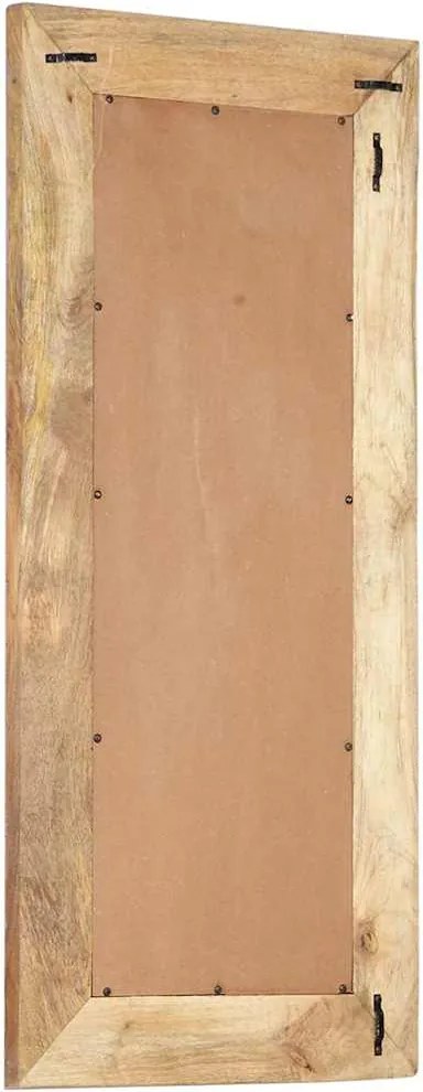 Ručně vyřezávané zrcadlo 110 x 50 x 2,5 cm masivní mangovník 321649