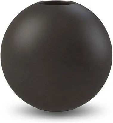 COOEE Design Váza Ball Black  - 20 cm