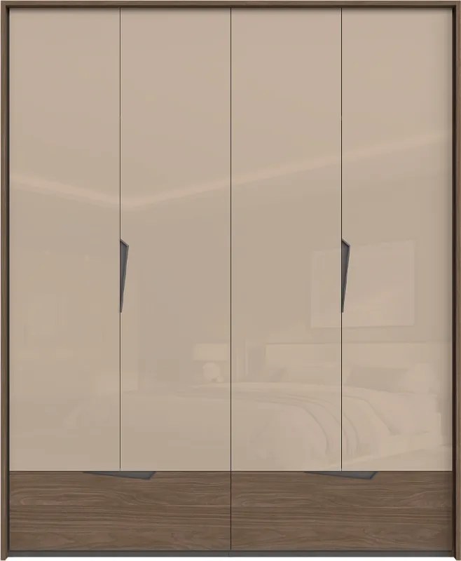 Šatní skříň P42A/LF - 187 × 226 × 60 cm