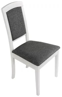 Jídelní židle ROMA 14 Tkanina 12B Bílá