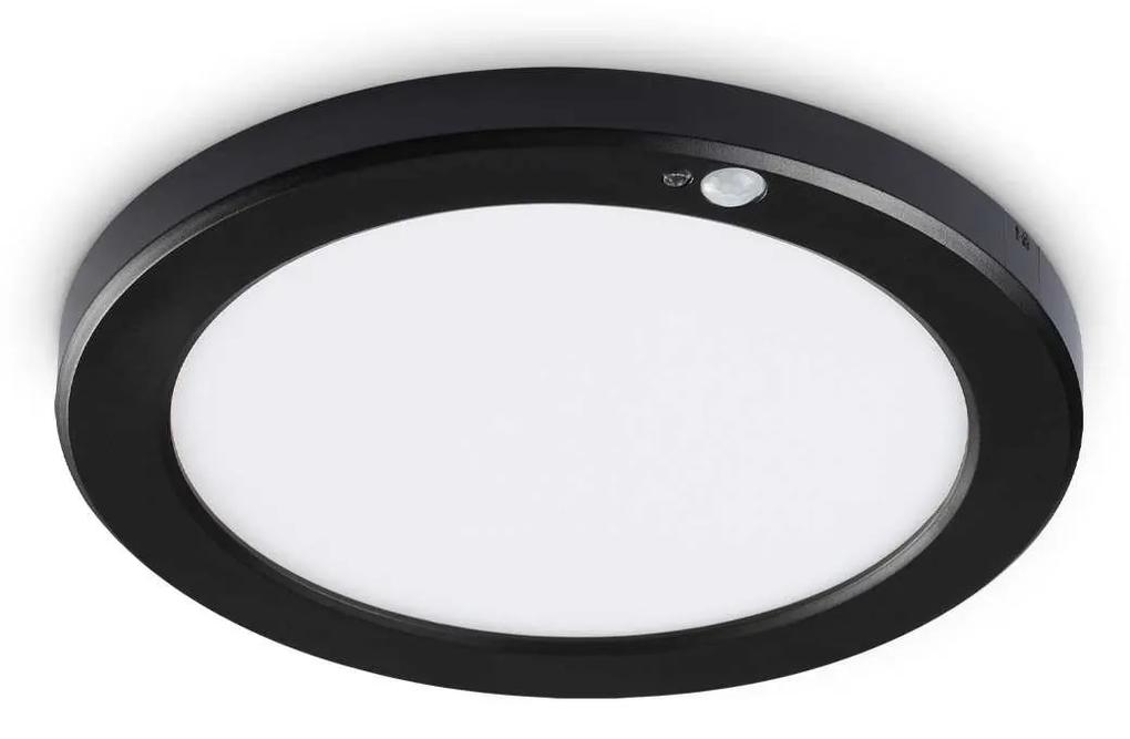 Ideal Lux Nástěnné LED svítidlo AURA PL kulaté Barva: Bílá, Pohybový senzor: ne, Chromatičnost: 3000K