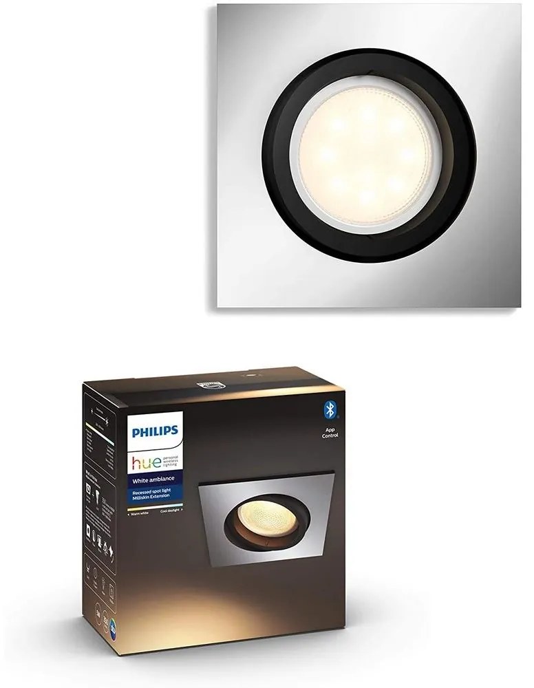 Philips 50421/48/P9 - LED Stmívatelné svítidlo MILLISKIN 1xGU10/5W/230V P3779