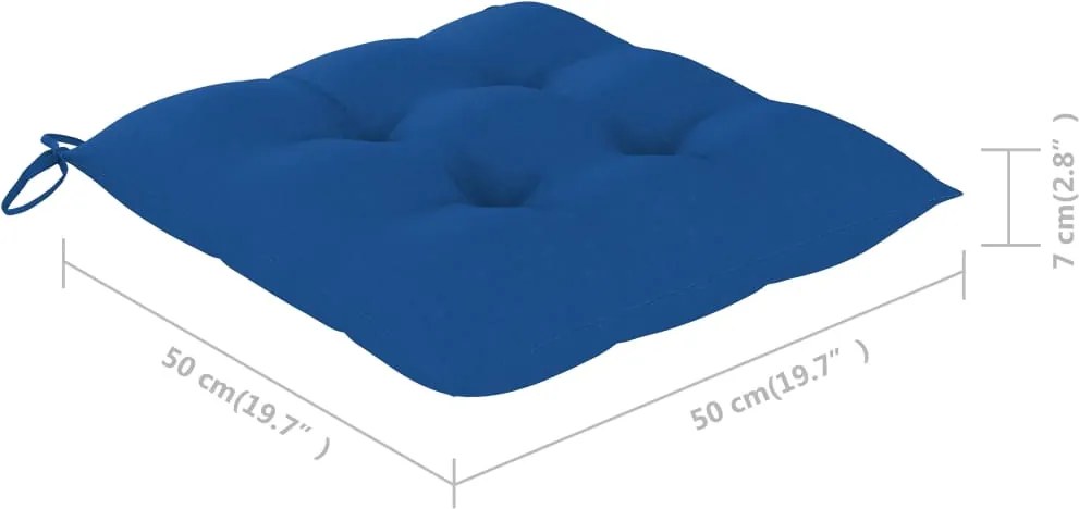 vidaXL Marketos Zahradní židle s poduškami 8 ks masivní akáciové dřevo