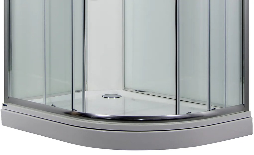 ARTTEC SIRIUS 120 x 90 cm - Masážní sprchový box model 4 čiré sklo levá vanička