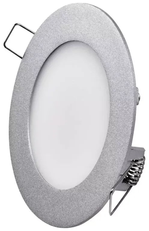 Emos lighting LED zápustný panel ø 120 mm, 6W, kulatý Teplota světla: 4000 K, Barva materiálu: Bílá