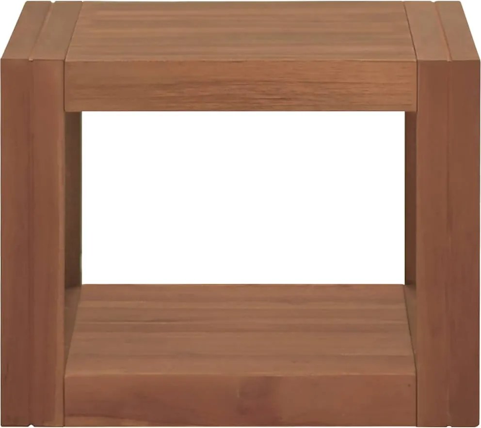 Nástěnná koupelnová skříňka 45 x 45 x 35 cm masivní teak 338233