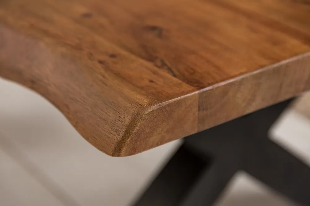 Designový konferenční stolek Massive X, 110 cm, akácie honey