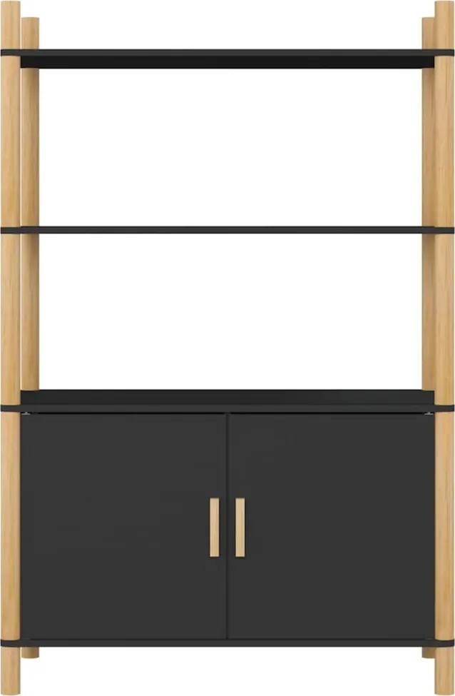 vidaXL Skříň highboard 80x40x121 cm kompozitní dřevo [345700] Barva: Hnědá