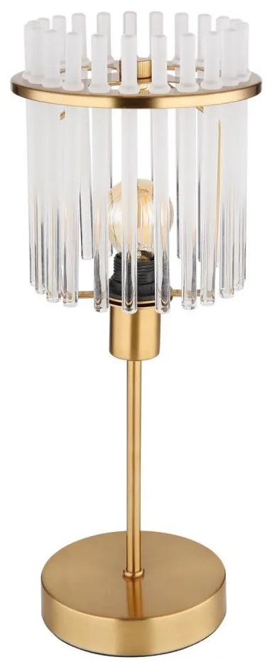 Globo 15698TM - Stolní lampa GORLEY 1xE14/40W/230V pr. 15 cm zlatá Biano.cz