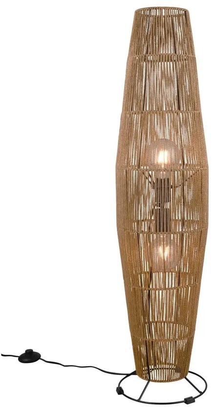 Stojací lampa v přírodní barvě (výška 103 cm) Miki – Reality