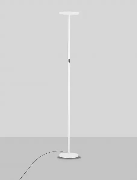 LED stmívatelná bílá stojací lampa Sinkro