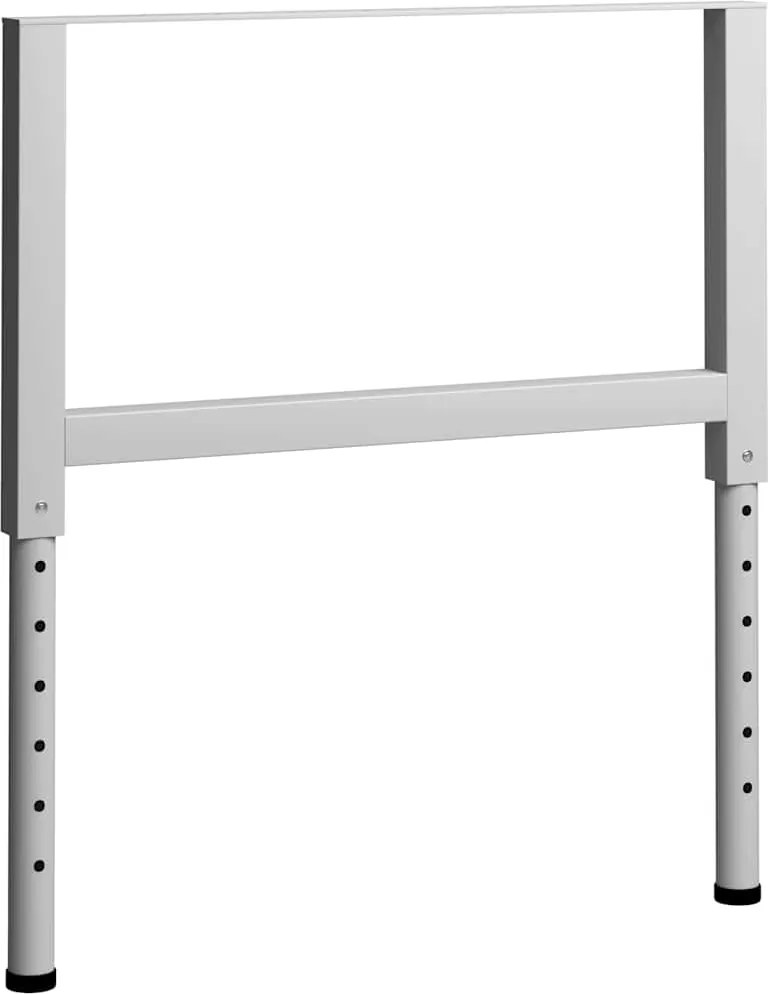 Nastavitelné rámy pracovního stolu 2 ks kov 85 x (69–95,5) cm 147934