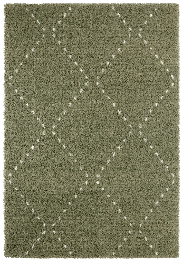 Mint Rugs - Hanse Home koberce Kusový koberec Retro 105199 Forest Green, Cream - 80x150 cm