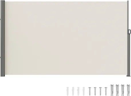 Stahovací boční markýza, 160 × 299,7 cm Venkovní ochranná – KSSCP160X300B18WCV0