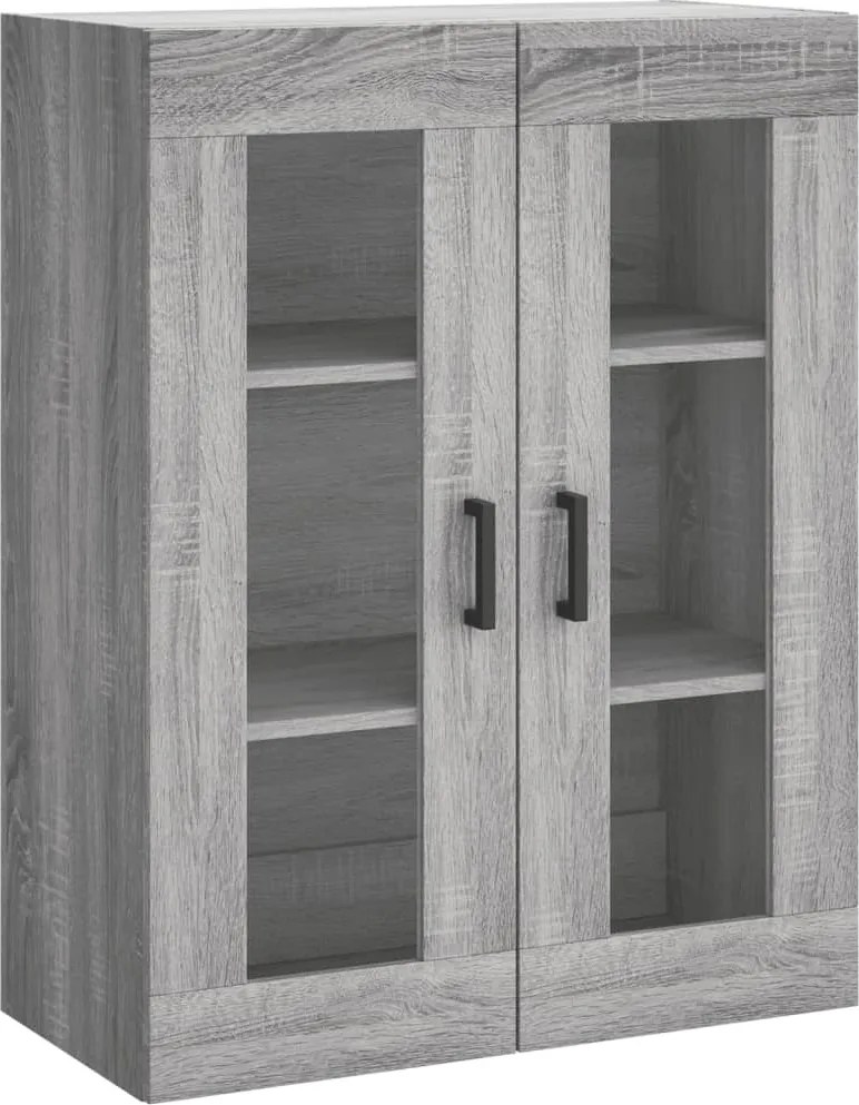 Skříň highboard šedá sonoma 69,5 x 34 x 180 cm kompozitní dřevo 3198535