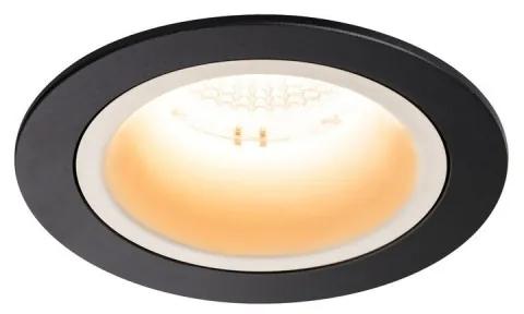 NUMINOS® DL M vnitřní LED zápustné stropní svítidlo černá/bílá 2700 K 40° včetně listových pružin -