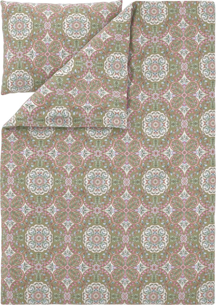 Livarno® Saténové ložní povlečení, 140 x 200 cm, 70 x 90 cm (ornamenty)