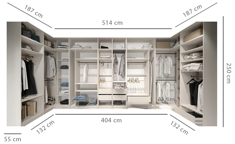 FOX | sestava A | VÝBĚR 2 DEKORŮ | Skříňový systém FOX