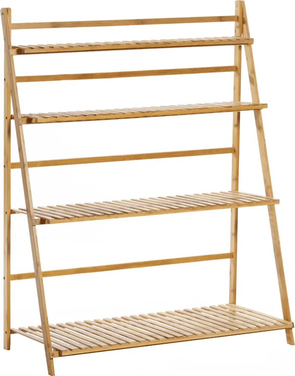 Skládací regál, bambus, Nepel TYP 2 + dárek