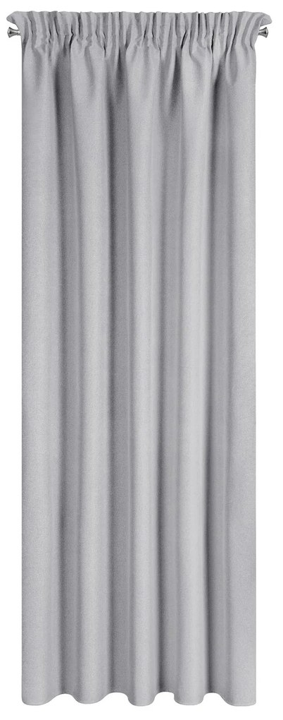 ZATEMŇOVACÍ ZÁVĚS (100%) NA PÁSCE SUZAN 135X270 CM ŠEDÁ