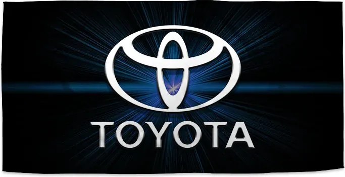 Sablio Ručník Toyota Blue Glow - 30x50 cm