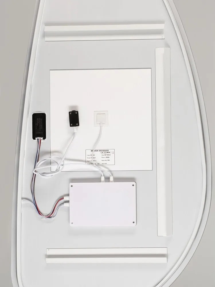 Nástěnné zrcadlo s osvětlením 3x140 cm Lorin – Nova Luce