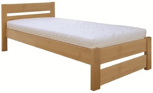 Drewmax LK180 90x200 cm dřevěná postel masiv buk jednolůžko