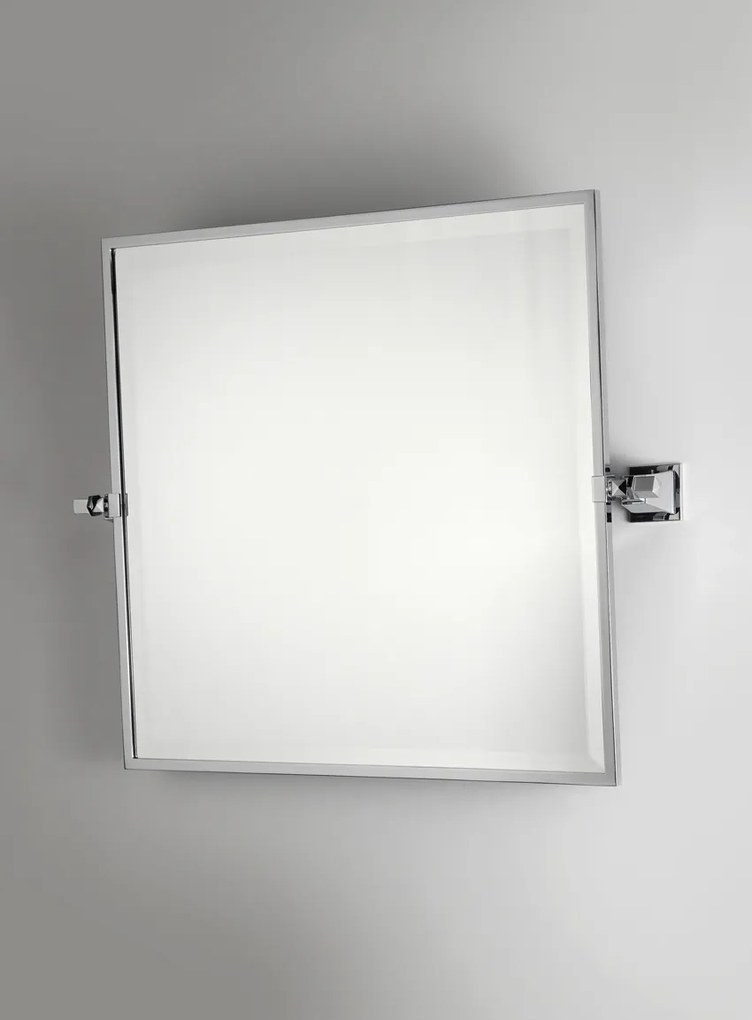Naklápěcí zrcadlo TIME, světlé zlato 58 x 69,7 cm