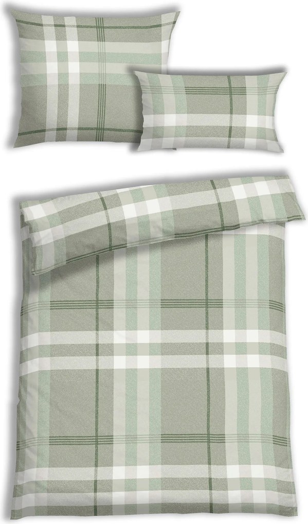 XXXLutz POVLEČENÍ zelená 140/200 cm Florella - Povlečení - 004388008601