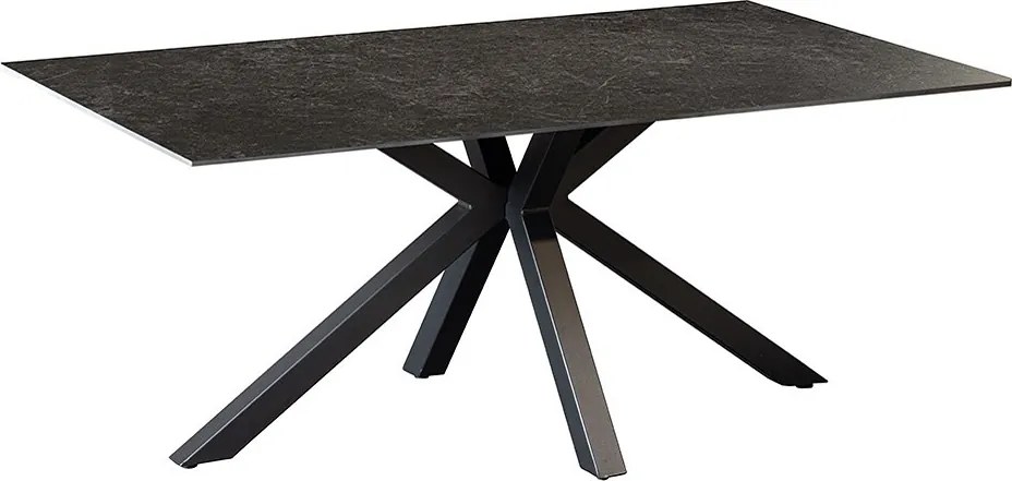 Keramický konferenčný stolík Fabrico 100 cm antracitový