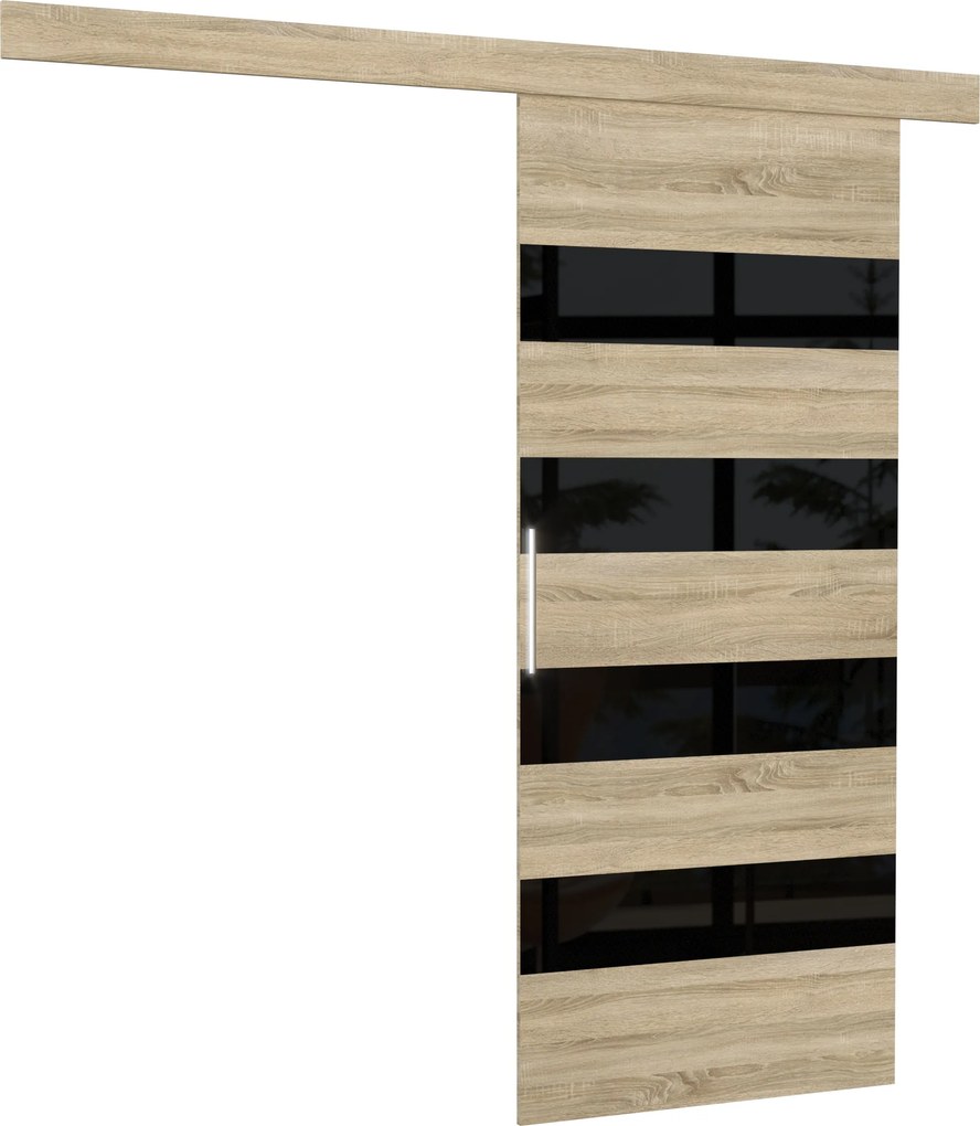 ADRK Furniture Posuvné nástěnné dveře MILOU 96 ADRK-SD-MIL-S-BL-96