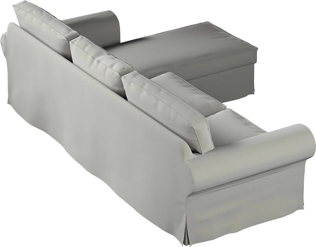 Potah na pohovku IKEA Ektorp 2-místná s lenoškou barva zelená látka sametová