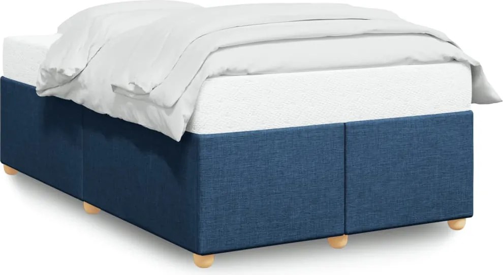 Rám postele bez matrace modrá 120x200 cm textil 3284728