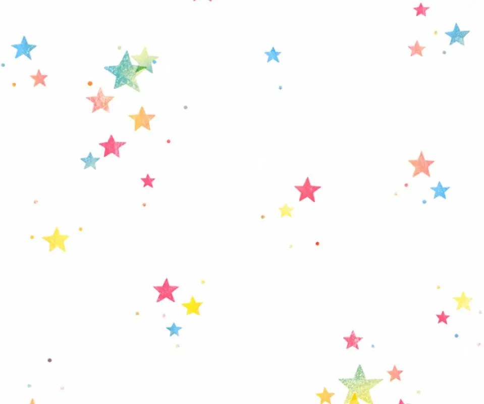 Dětská tapeta 35696-2 barevné hvězdičky / Papírové tapety pro děti 356962 Esprit Kids 5 (0,53 x 10,05 m) A.S.Création