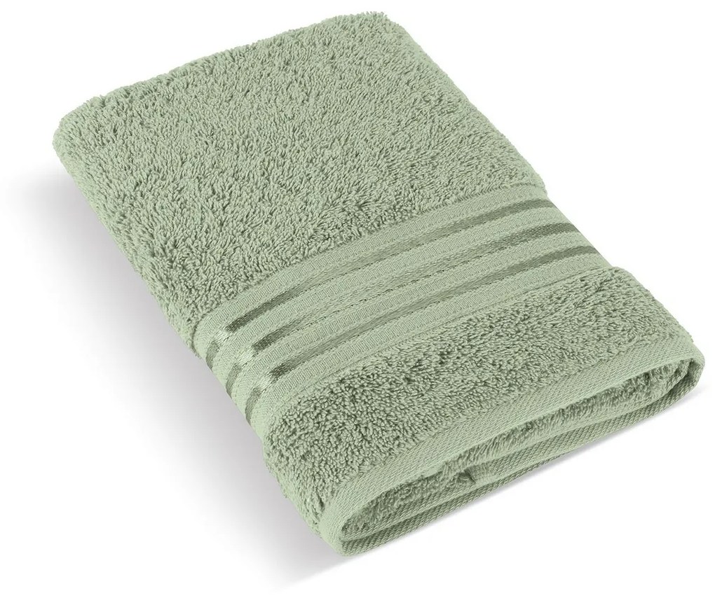 Bellatex Froté ručník kolekce Linie zelená, 50 x 100 cm