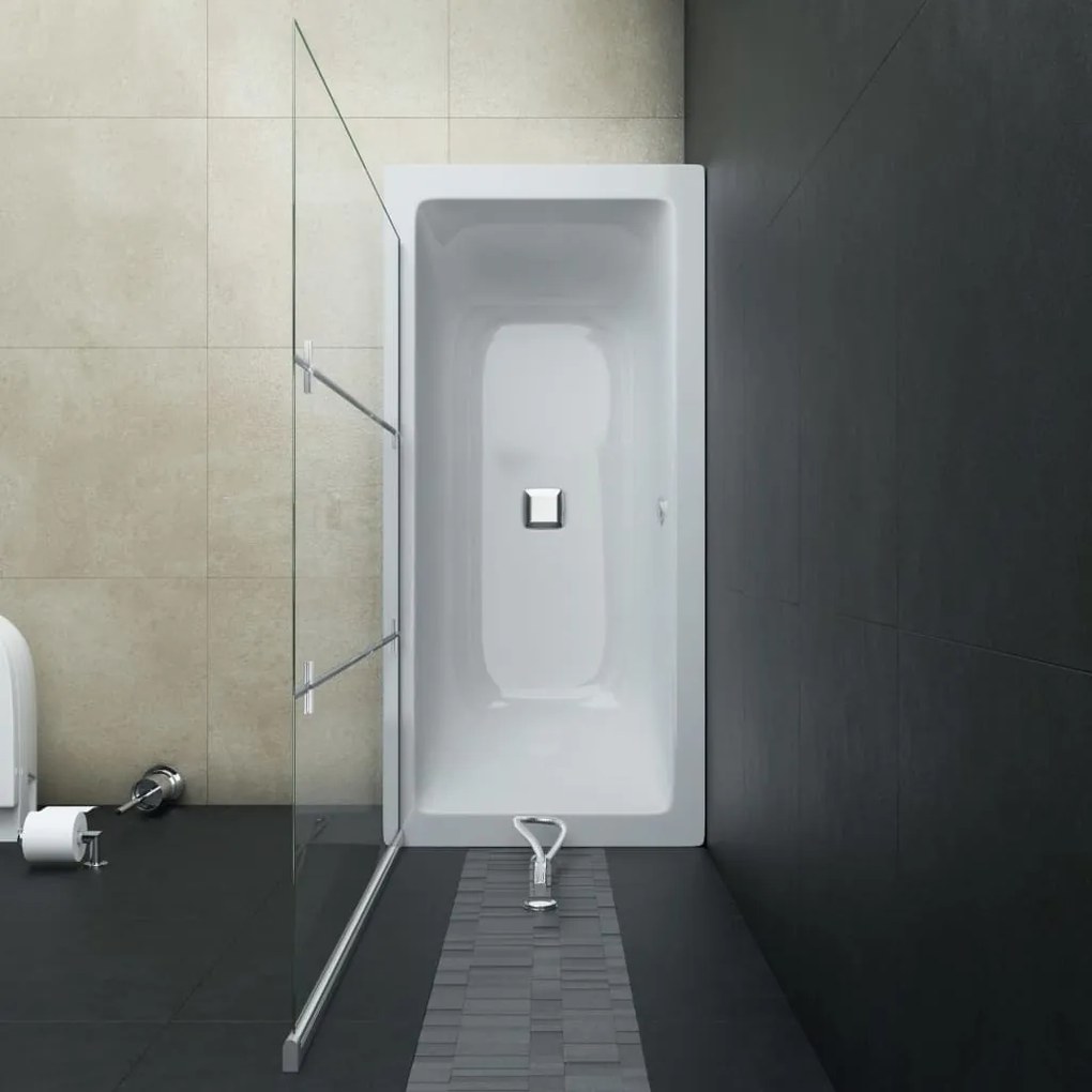 Skládací Sprchový Kout Se 3 Panely Esg 130 X 138 Cm