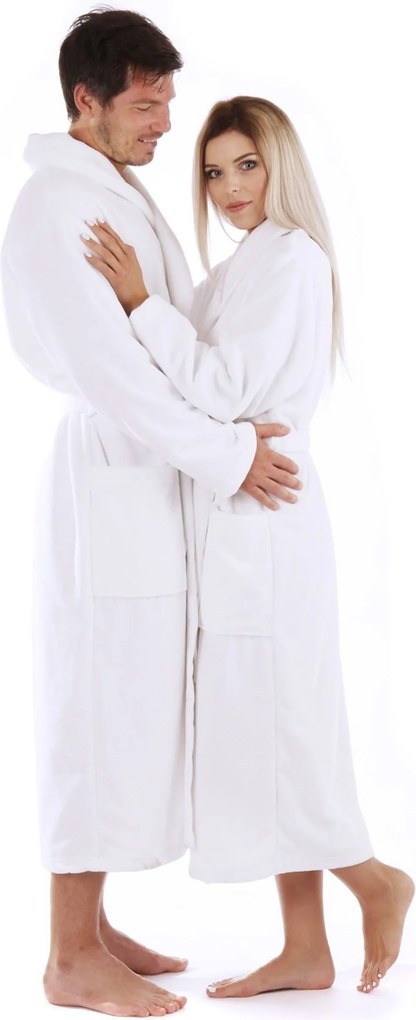 Sauna župan se šálovým límcem - bambusové vlákno 21 50 - L
