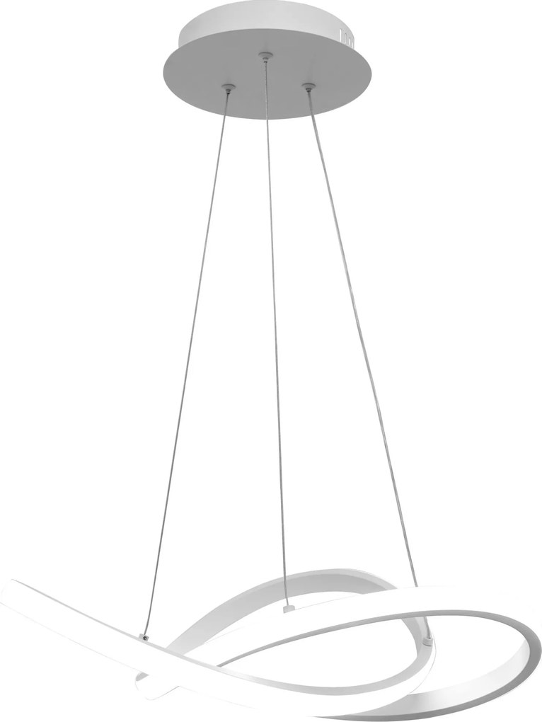 Toolight - LED stropní svítidlo + dálkový ovladač APP392-CP, bílá, OSW-06908
