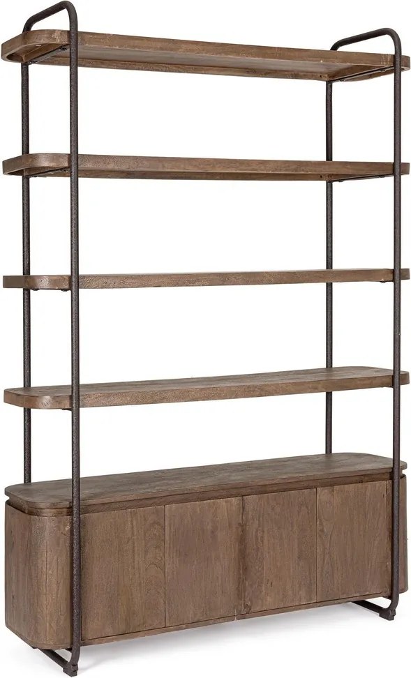 BIZZOTTO Knihovna ELSWICK hnědá 150x210 cm 8051836811355
