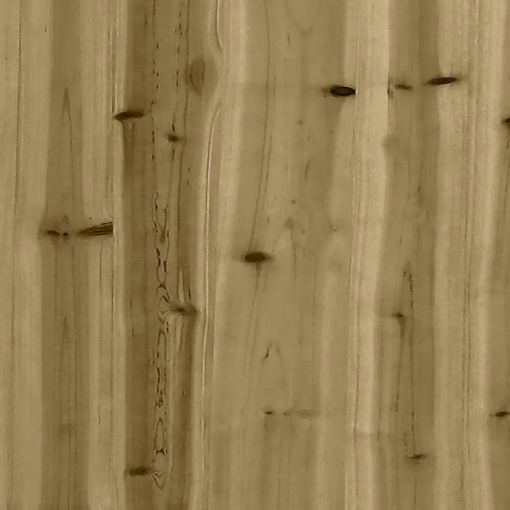 Zahradní lehátko 199,5 x 62 x 55 cm impregnované borové dřevo - Default Title