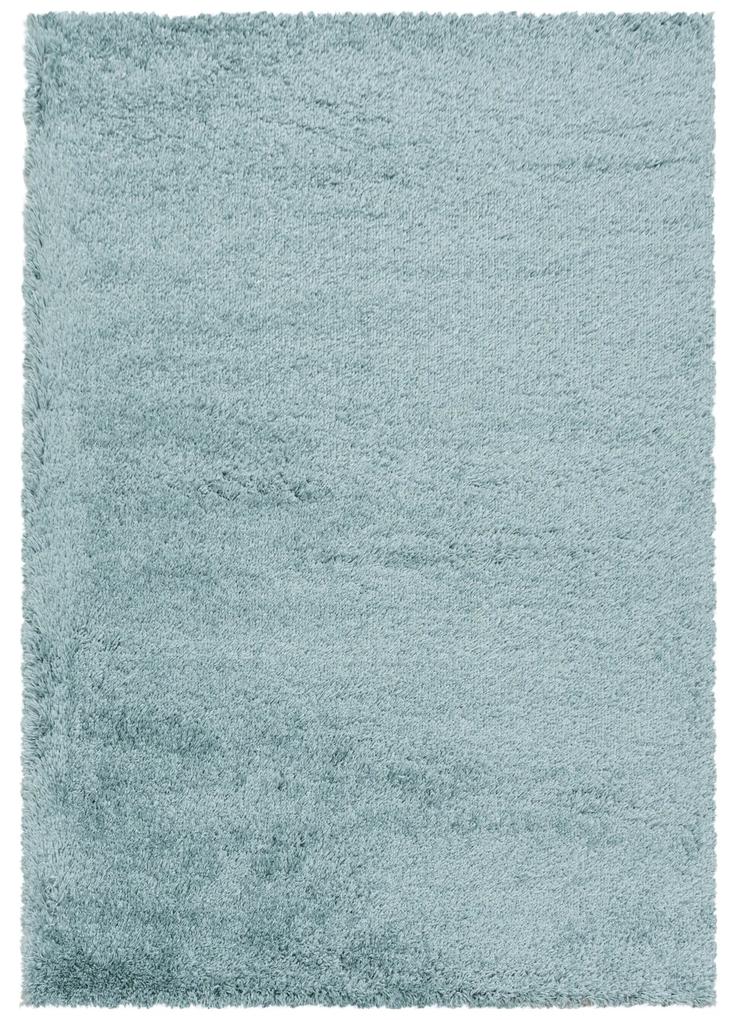 Ayyildiz Kusový koberec FLUFFY 3500, Modrá Rozměr koberce: 80 x 150 cm