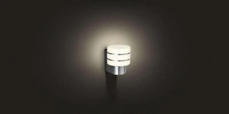 PH 17404/47/P0 Hue White Venkovní nástěnné svítidlo Philips Tuar 17404/47/P0 nerez, 2700K - PHILIPS HUE (915005561501)