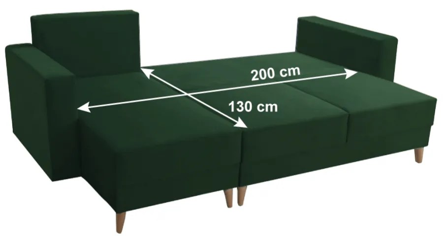 Rozkládací sedací souprava BLEKY Tempo Kondela